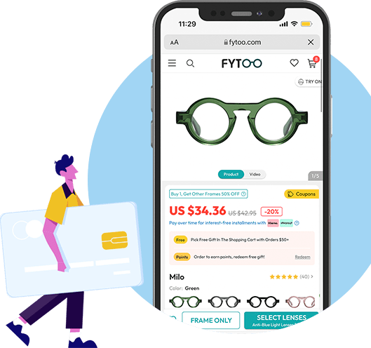 Stylish Eyeglasses Prescription Glasses Online | FYTOO Optical